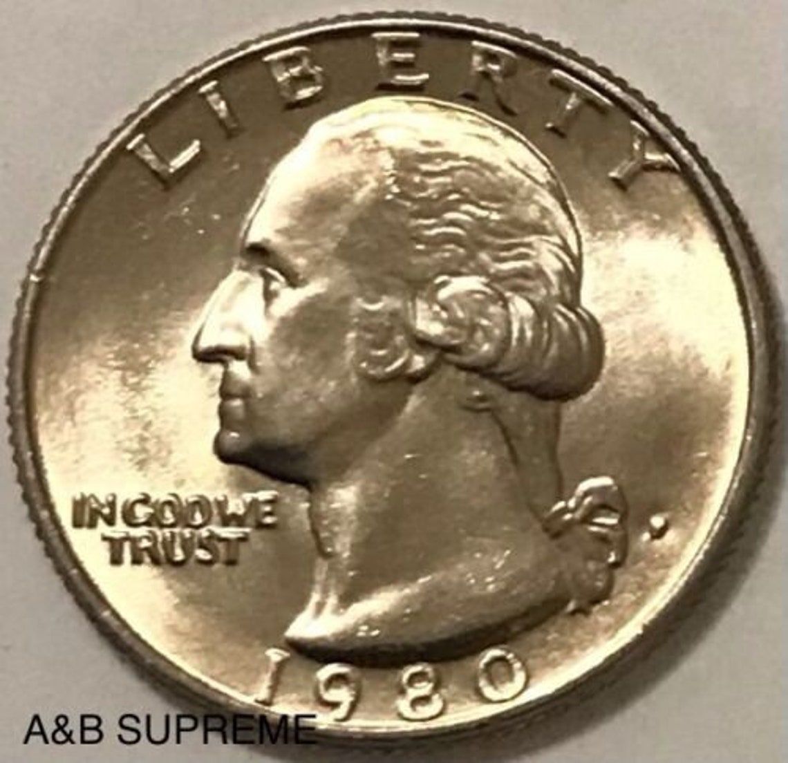 1980 P Washington Quarter Dollar Gem Bu Uncirculated - Etsy