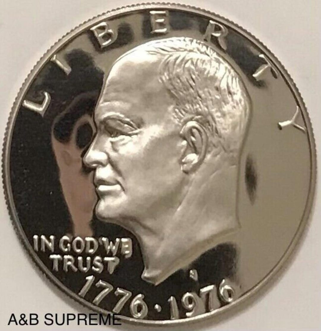 Roll (20) 1976 S Eisenhower Dollar Type 1 Stunning Gems Clad Proof ...