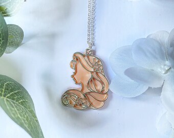 Princess Peach Necklace - Etsy UK