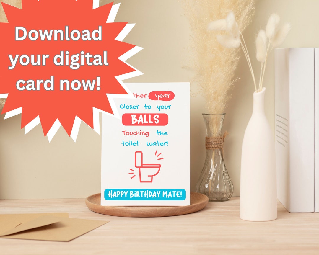 Adult Humour Birthday Card Hilarious Birthday Card Funny - Etsy