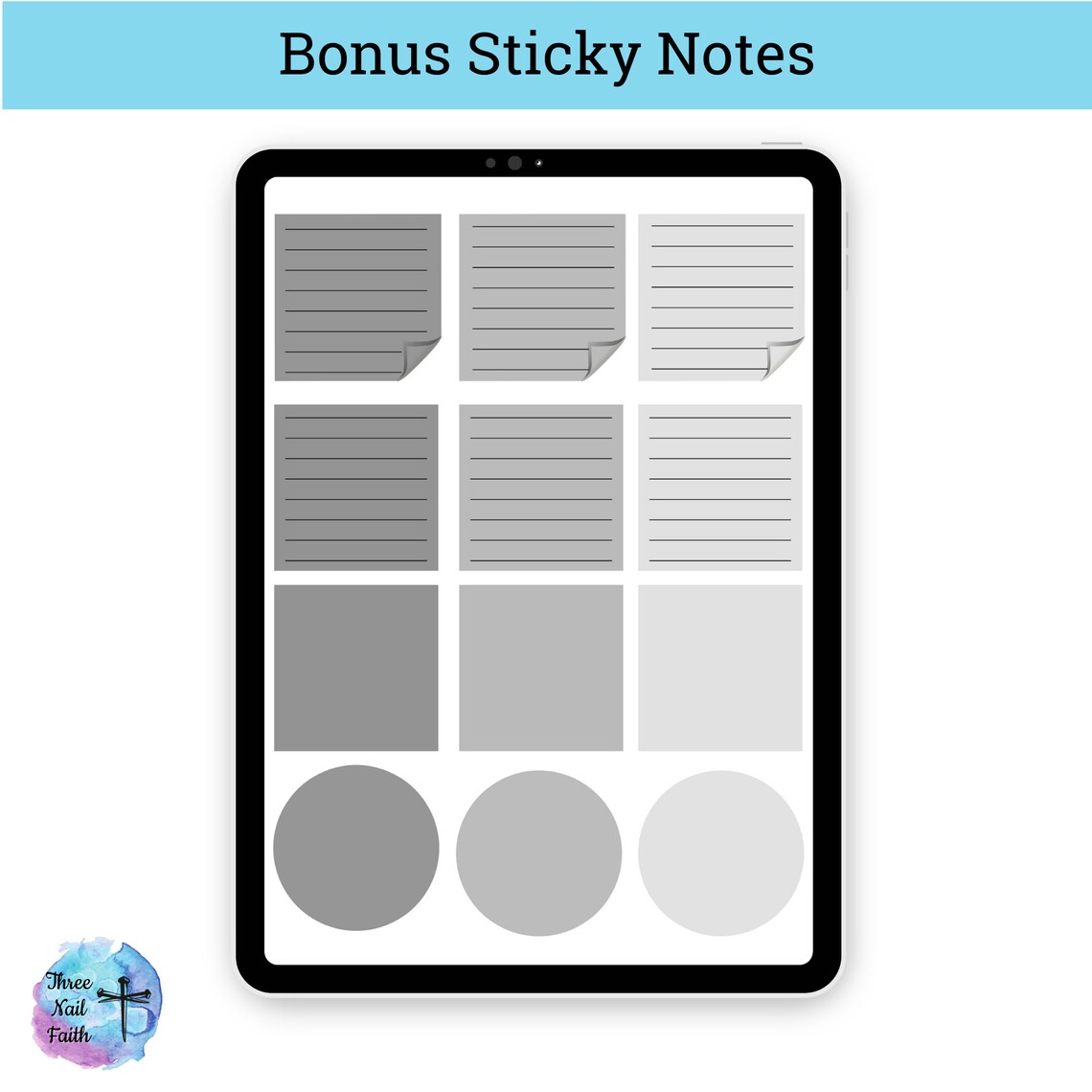 Undated Digital Planner, Minimalist Planner, Faith Planner, Hyperlinked ...