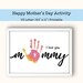 PRINTABLE Mother's Day Handprint Art Craft for Kids, I Love Mom ...