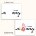 PRINTABLE Mother's Day Handprint Art Craft for Kids, I Love Mom ...