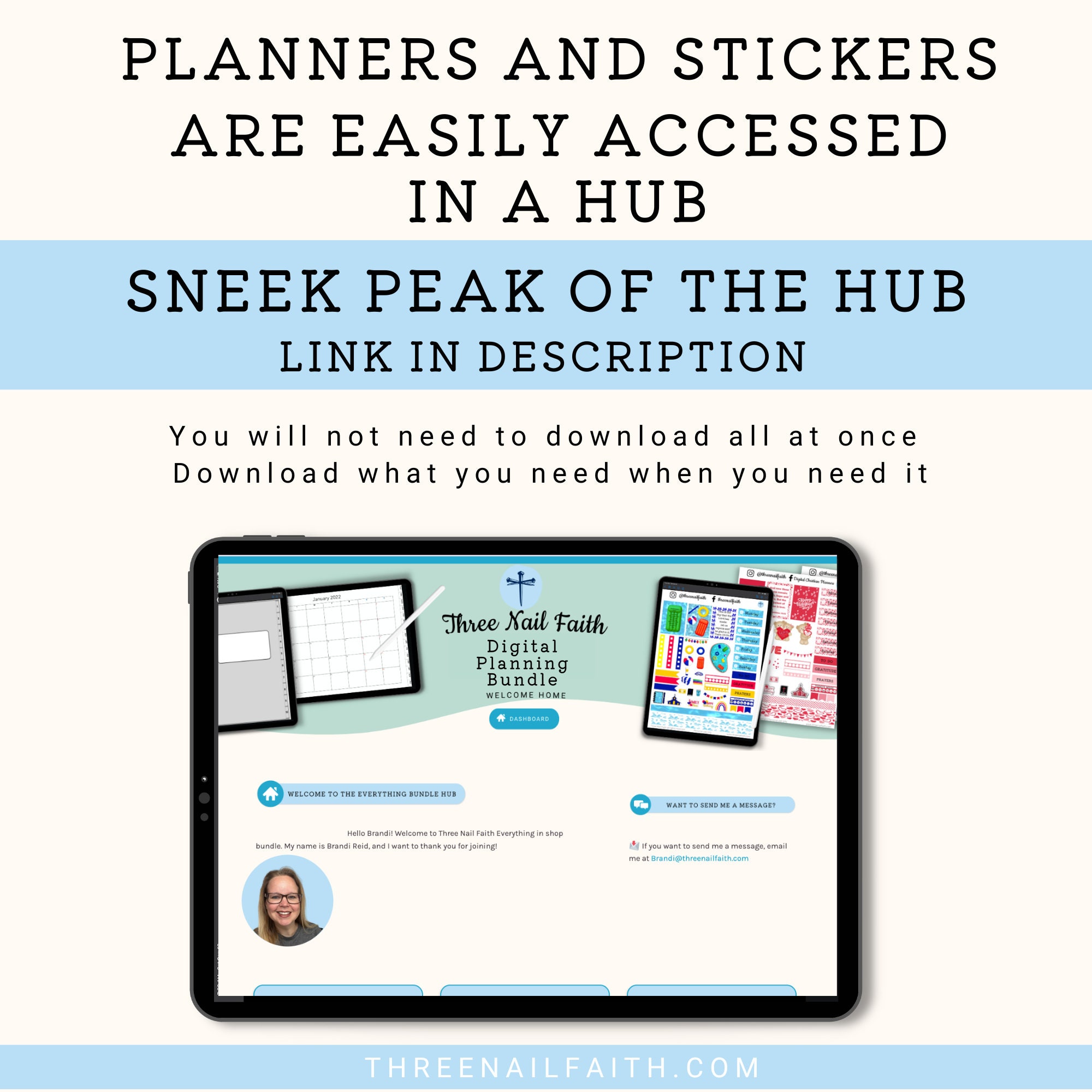 Digital Planning Bundle, Faith Digital Planner, Digital Sticker, Prayer ...