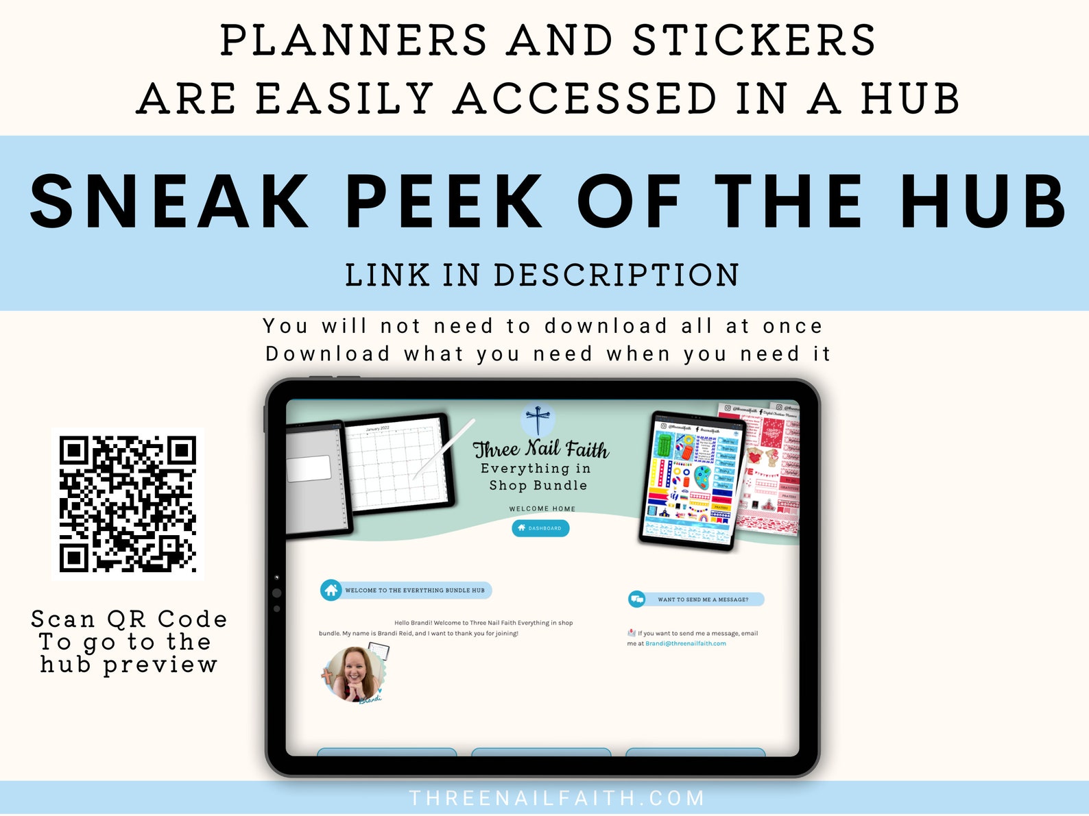 Christian Faith Digital Planner and Digital Stickers Faith - Etsy