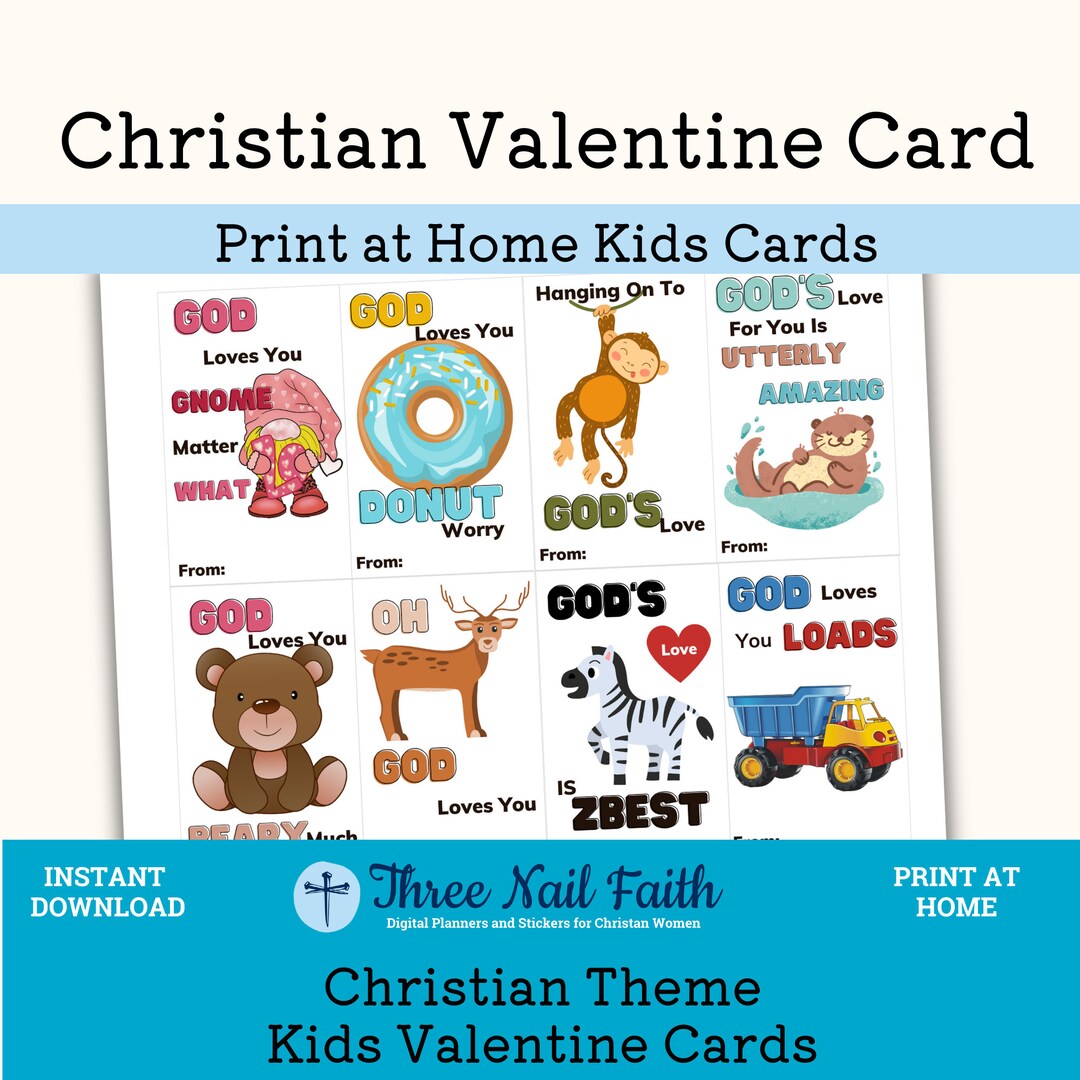 Christian Faith Valentine Cards, God Loves You Valentine's Day Card ...