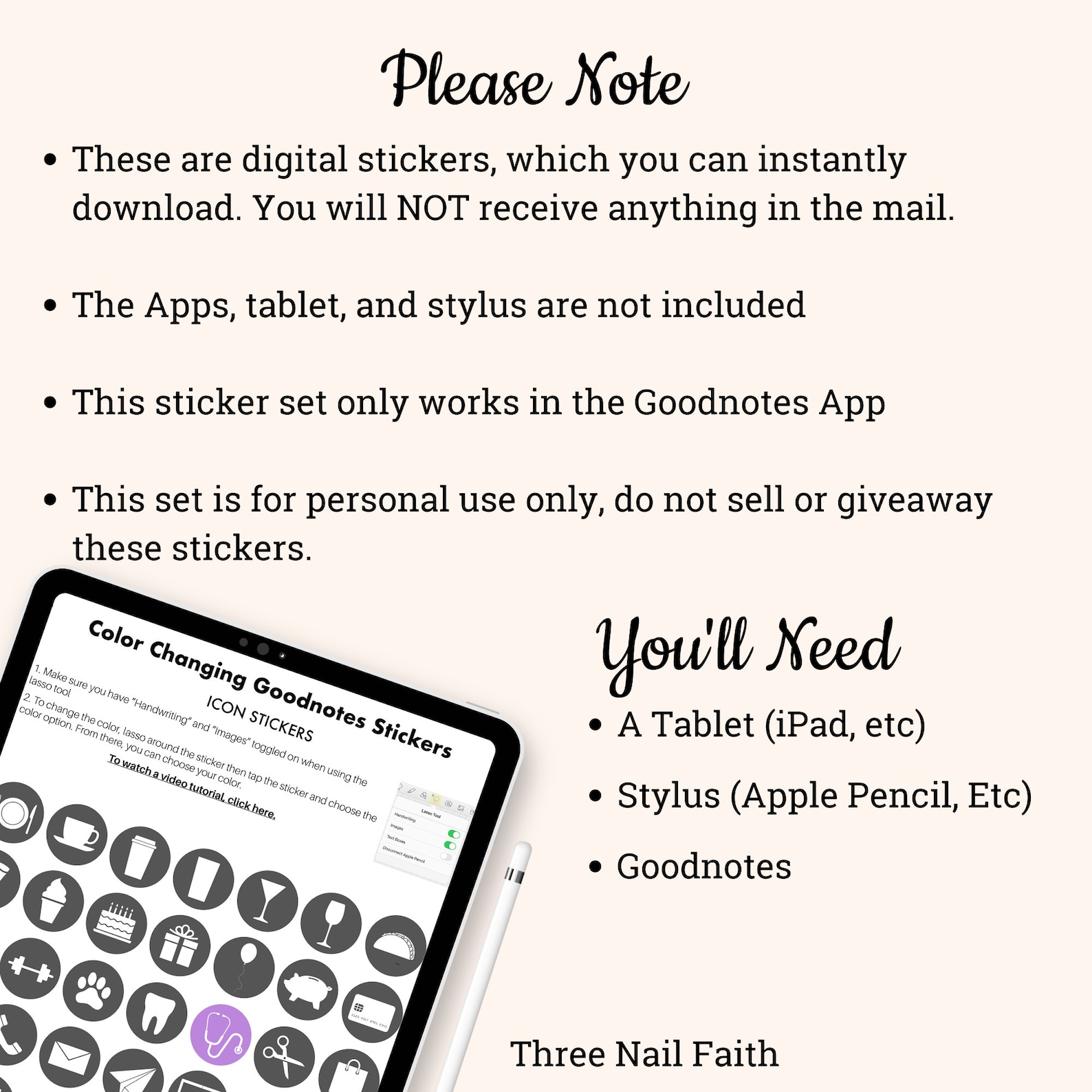 Color Changing Digital Stickers Mega Bundle Goodnotes, 2022, Editable ...