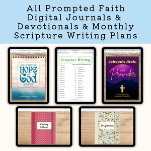 Christian Faith Digital Planner and Digital Stickers Faith - Etsy