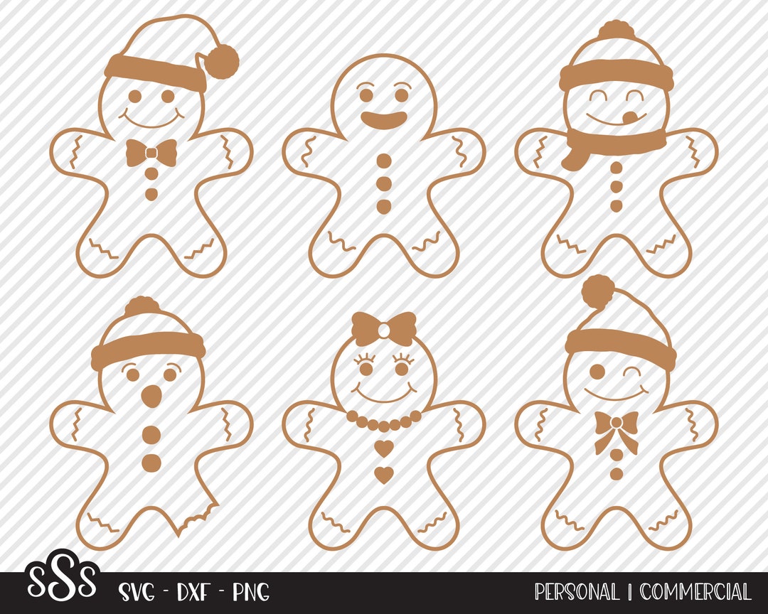 Gingerbread Man Bundle SVG, Cut File, Christmas Shirt Design, Religious ...