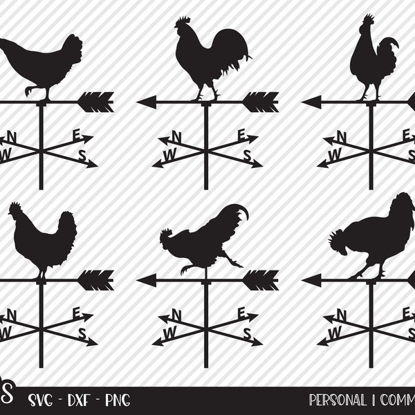 Rooster Weather Vane - Etsy