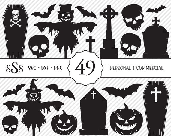 Halloween Bundle SVG Cut File Halloween Shirt Design Rip - Etsy