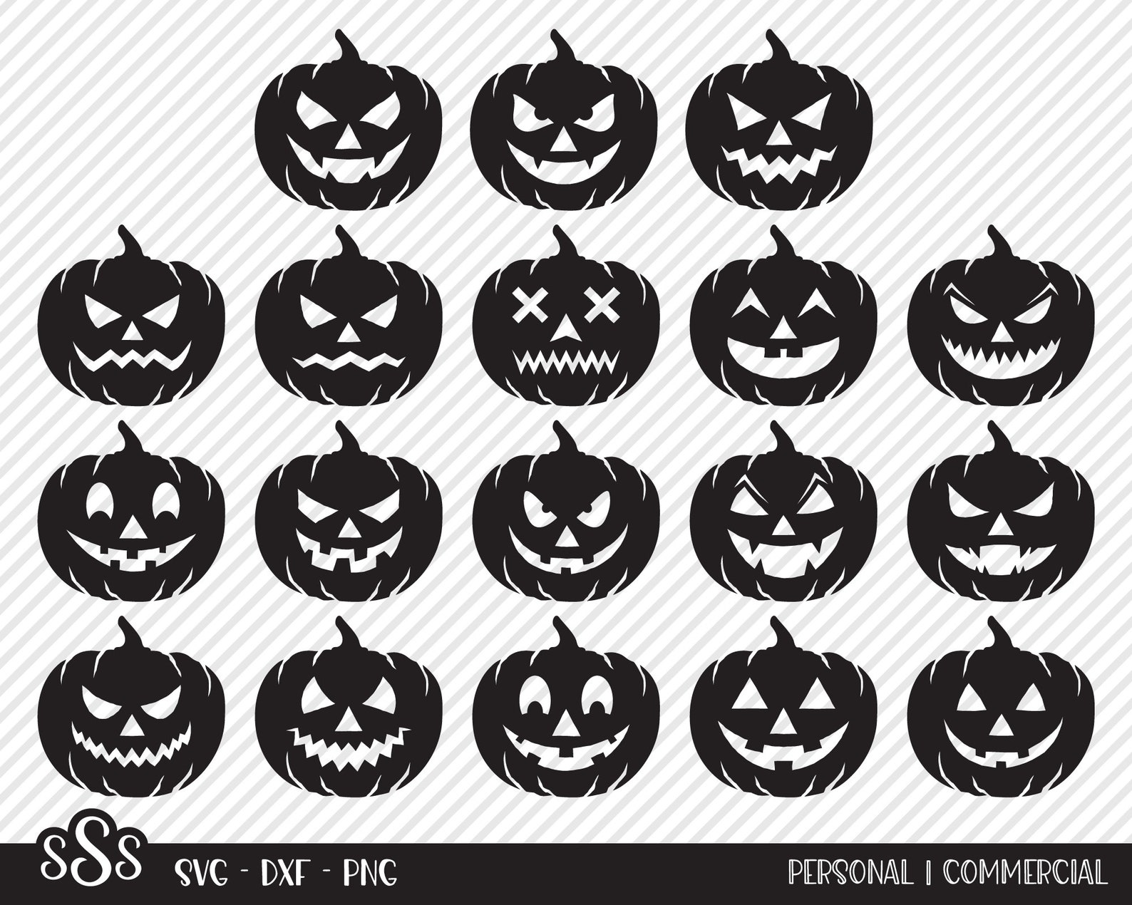 Pumpkin Patch Bundle SVG Cut File Halloween Shirt Design - Etsy