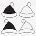 Christmas Bundle SVG, Cut File, Holiday Shirt Design Assets, Santa Hat ...