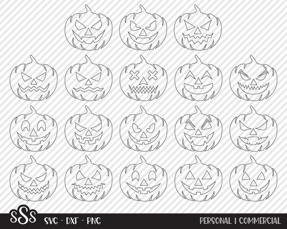 Pumpkin Patch Bundle SVG Cut File Halloween Shirt Design - Etsy