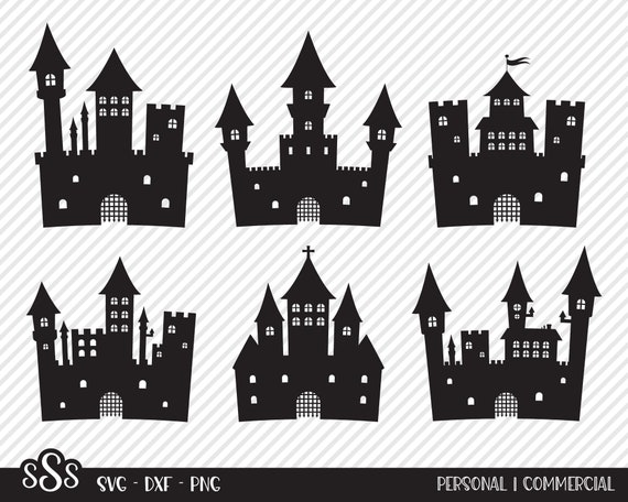 Haunted Castle Bundle SVG Cut File Halloween Shirt Design - Etsy