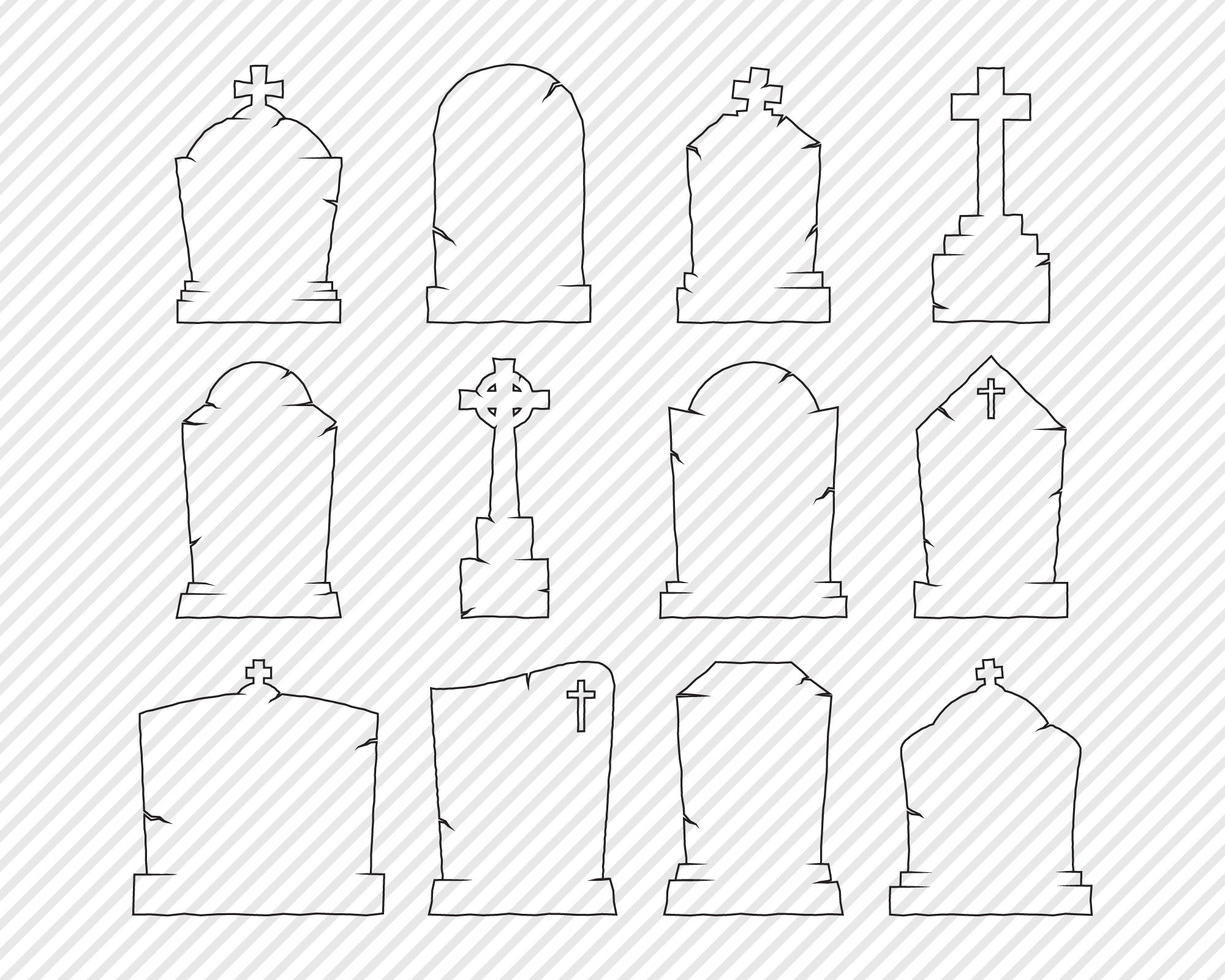 Halloween Bundle SVG, Cut File, Halloween Shirt Design, Rip Tombstone ...