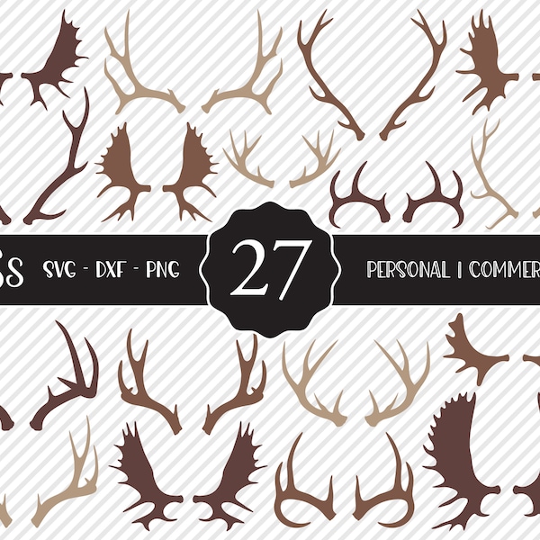 Antler Silhouette - Etsy