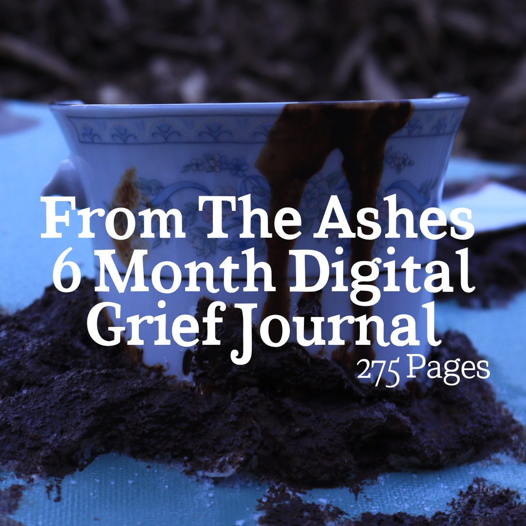 6 Month Christian Digital Grief Journal With Mood Tracker, Journal ...