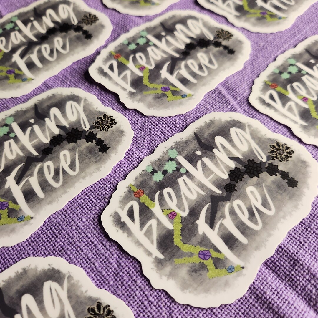 Breaking Free Mental Health Sticker, Healing Sticker, Inner Healing ...