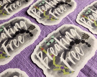 Allergic to Negative Energy Sticker, Funny Positive Vinyl Waterproof ...