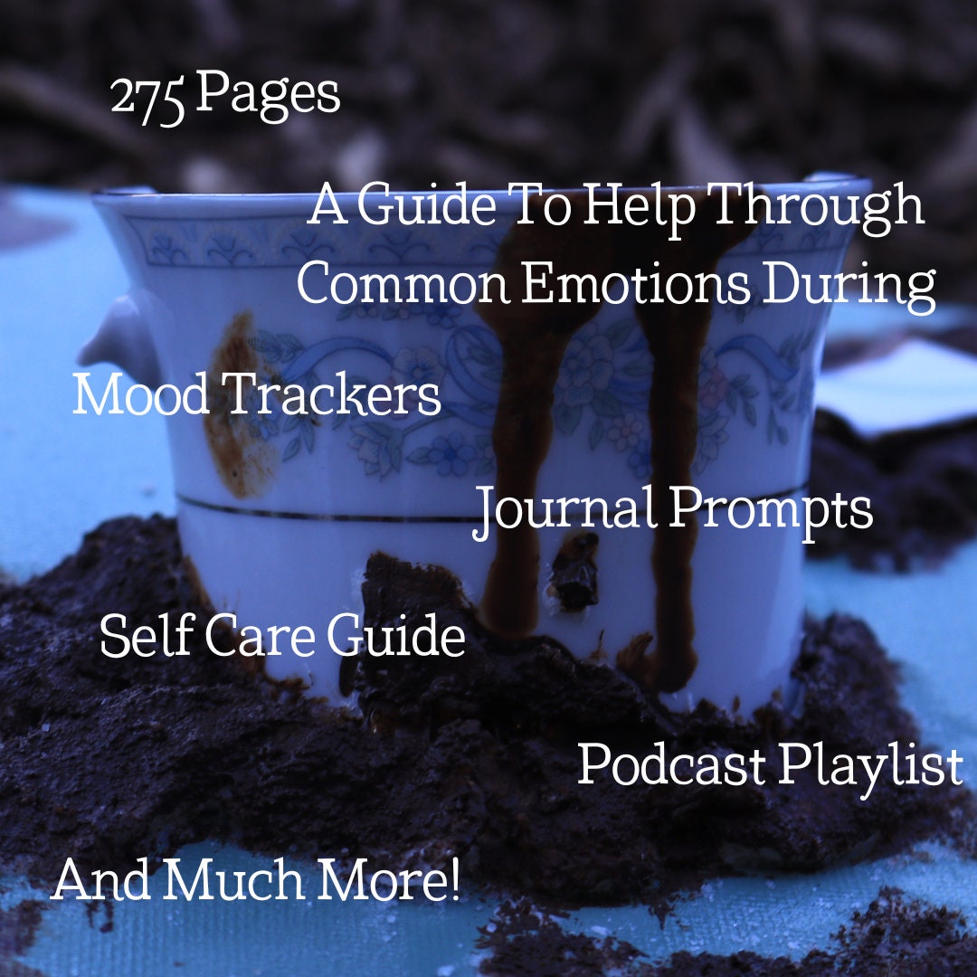 6 Month Christian Digital Grief Journal With Mood Tracker, Journal ...