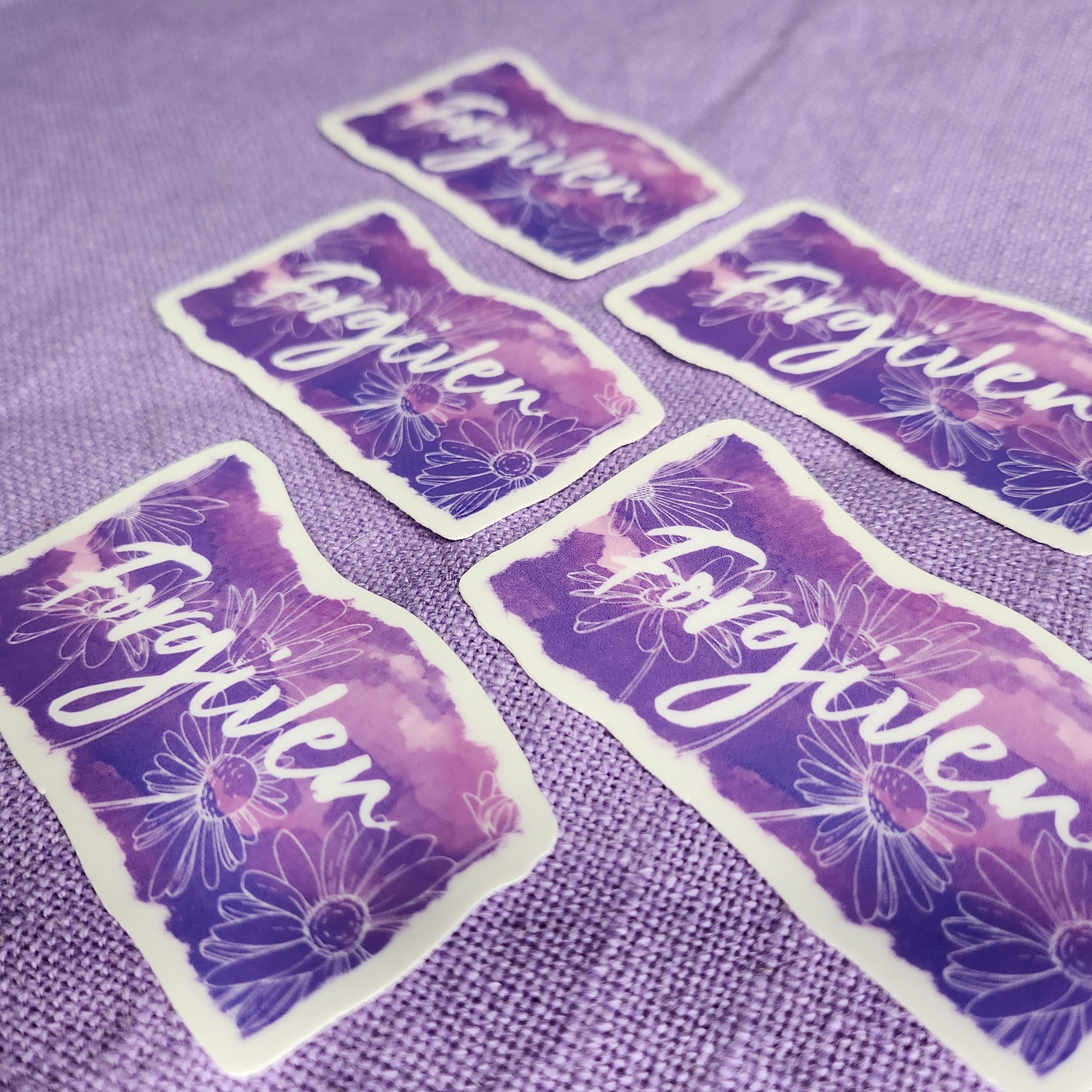 Forgiven Scripture Sticker Forgiveness Bible Verse Sticker - Etsy