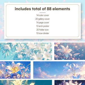 Notion Custom Package With Summer Lily Flower Theme, Notion Templete ...