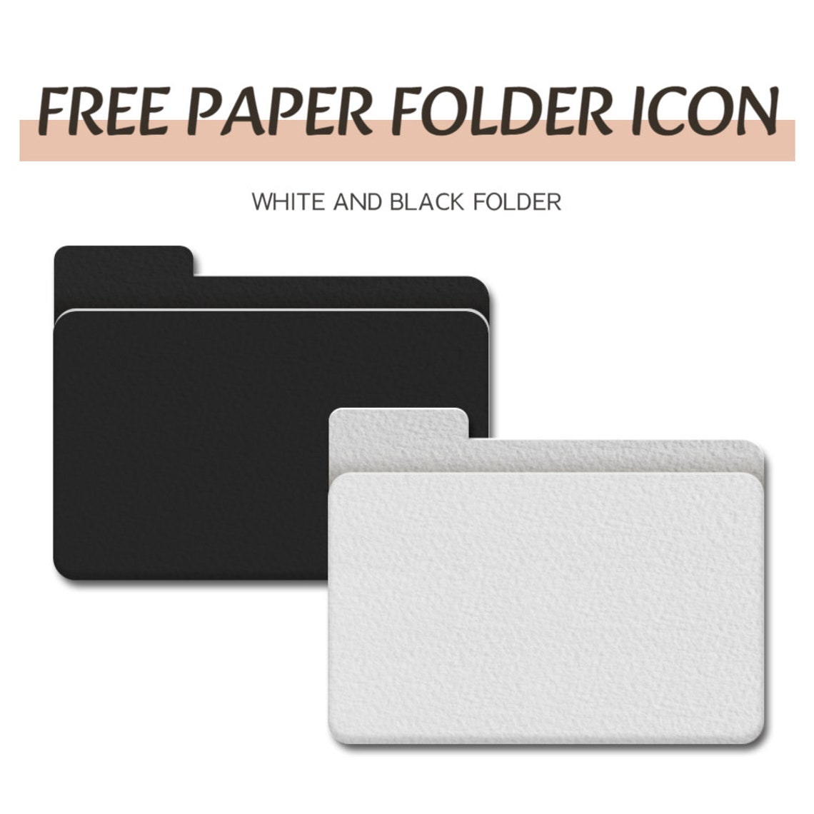 Zen Paper Style Folder Icon for Mac and Windows, Png Ico, Macbook ...