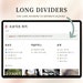 Simple Line Notion Dividers Collection, Dashboard Decoration, Making ...