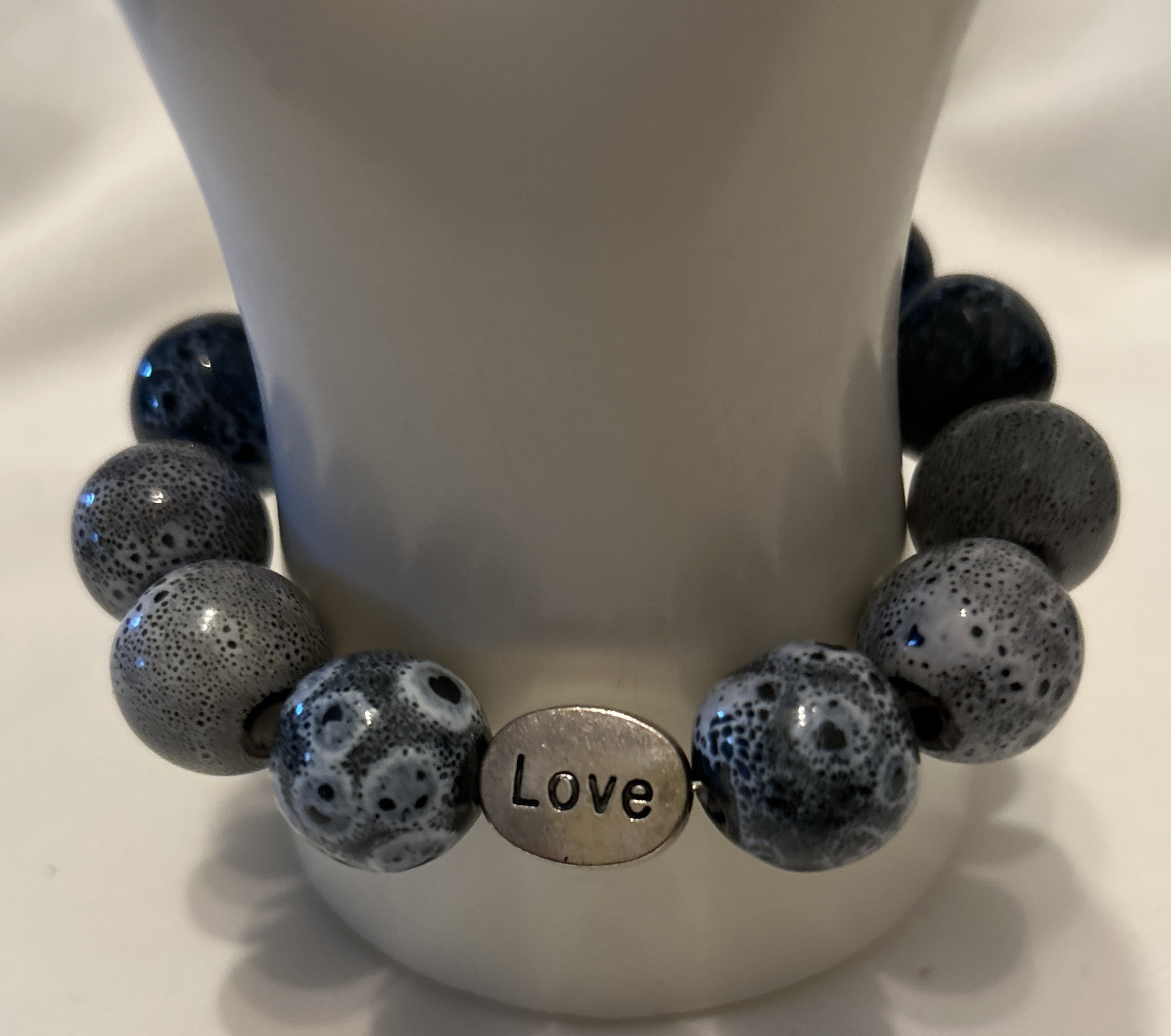 Three Porcelain Stretch Bracelets - Etsy