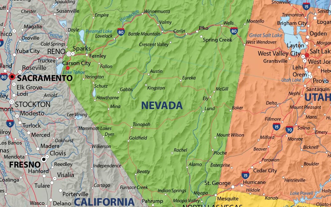 US Vector Map (adobe Illustrator) - Etsy