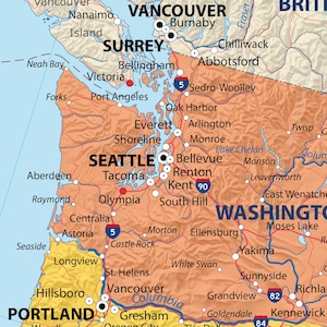 US Vector Map (adobe Illustrator) - Etsy