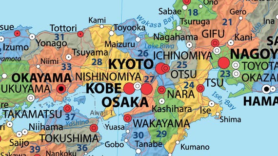 Printable Map Of Political Map Of Japan Japan Country Profile BBC