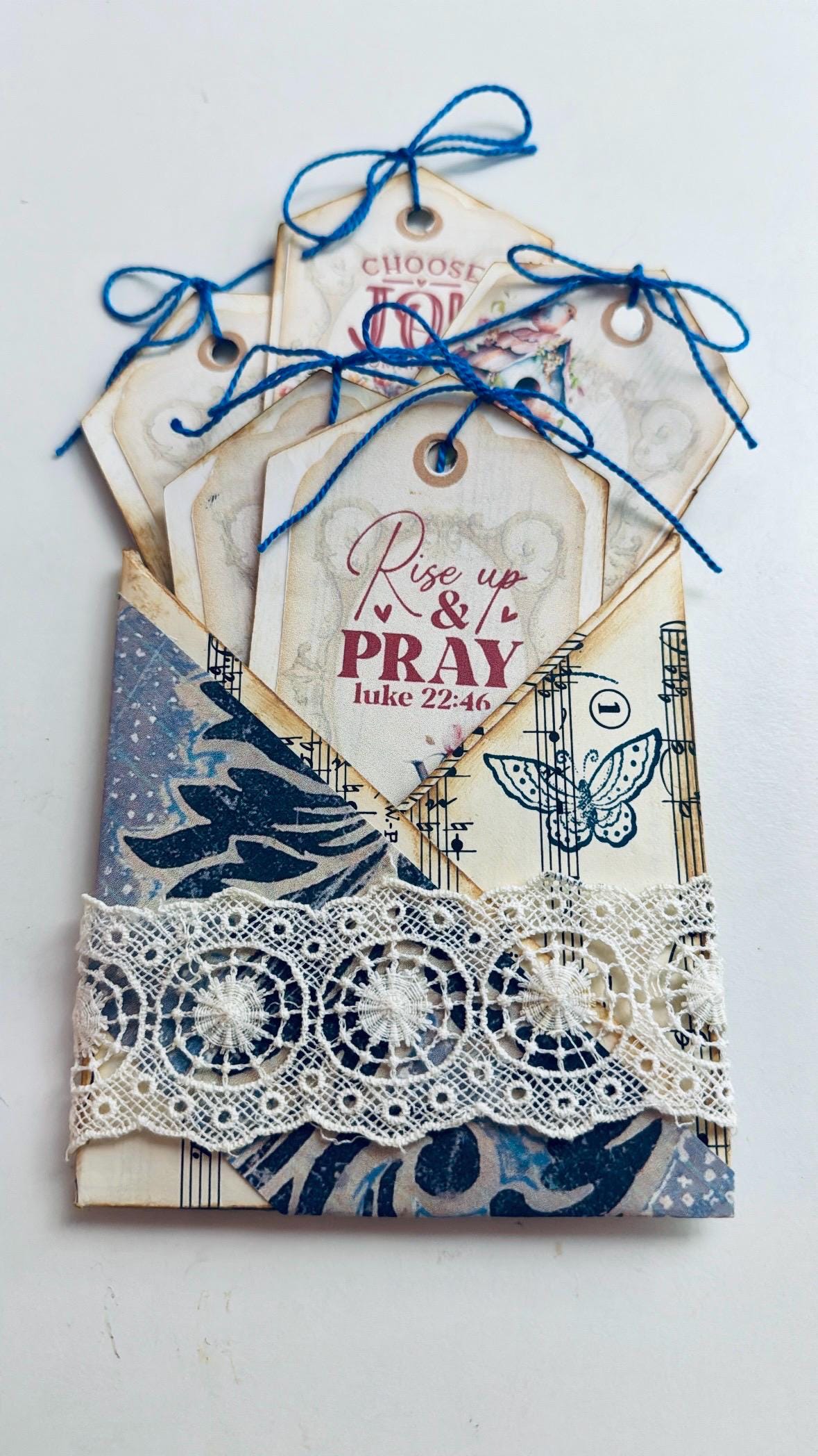 Handmade Prayer Pockets and Bible Verse Tags - Etsy