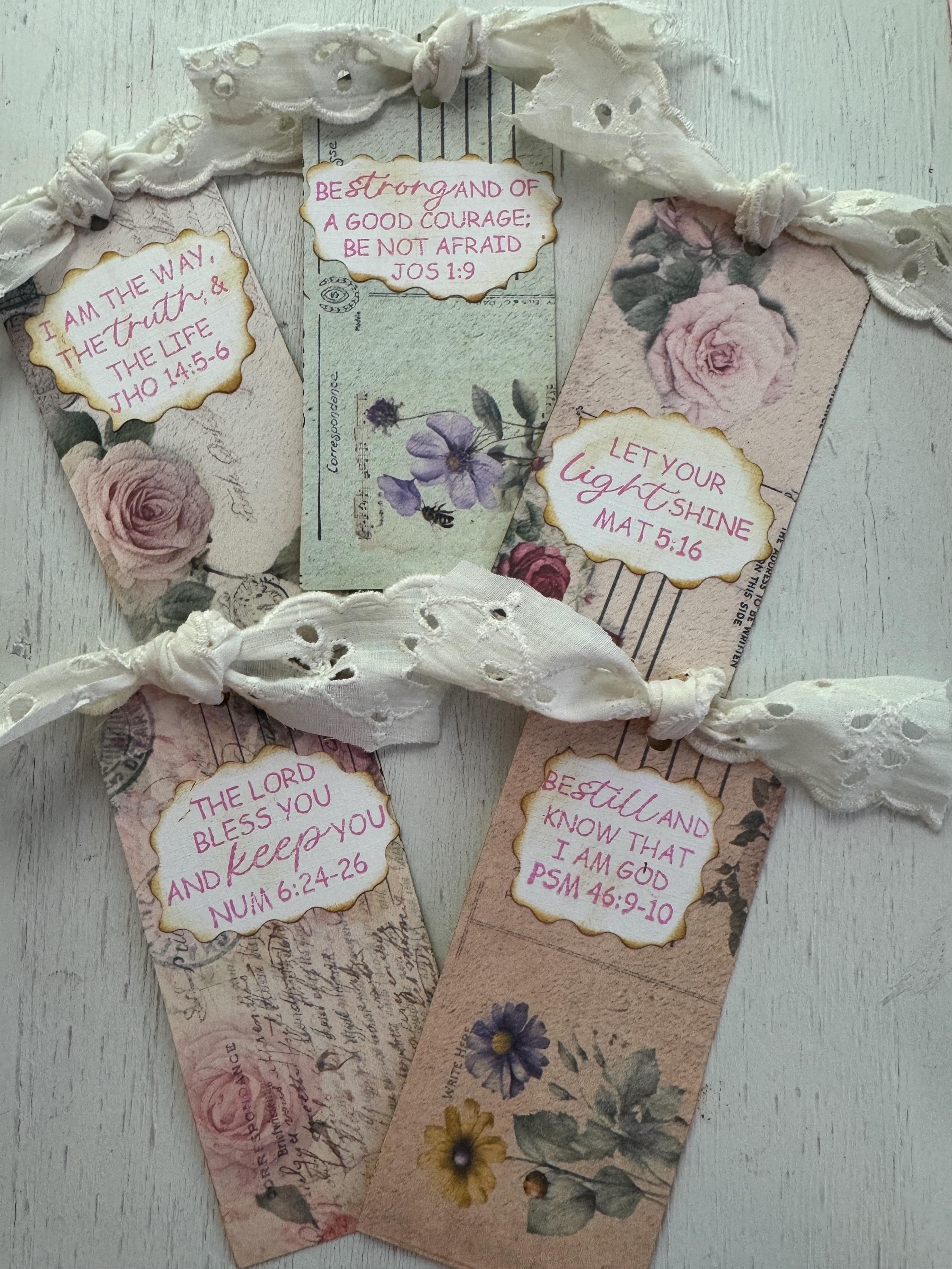 Handmade Christian Prayer Pocket and Bible Verse Tags | Faith Gift ...