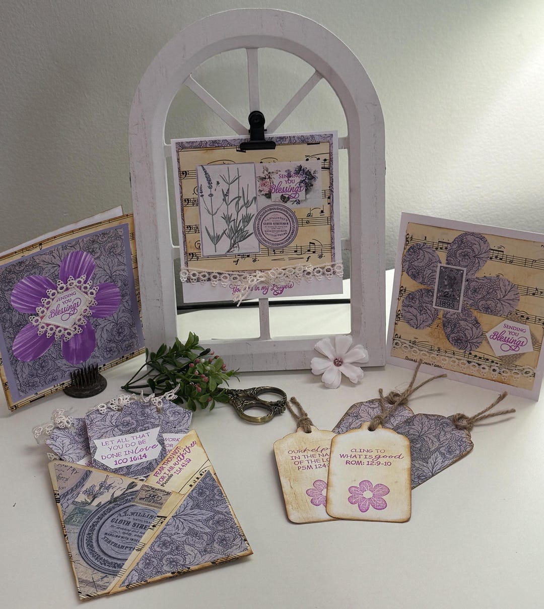 Handmade Christian Prayer Pocket Gift Set | Scripture Cards & Tags - Etsy