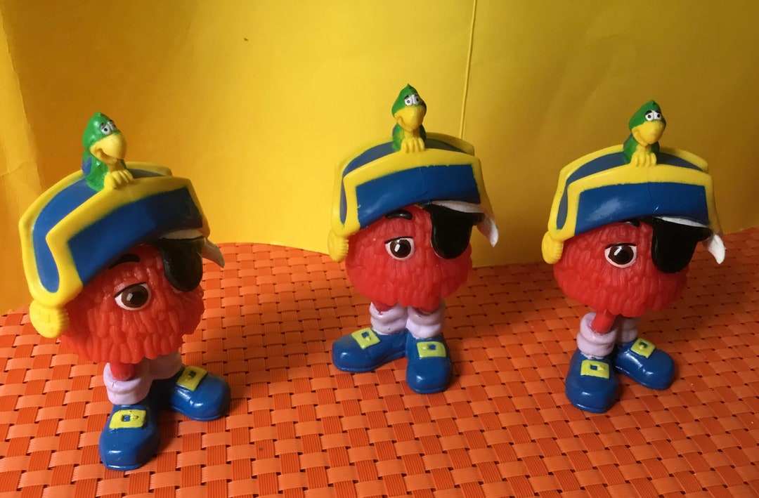 Three Vintage 1989 Mcdonalds Red Fry Friends Fry Guys With - Etsy