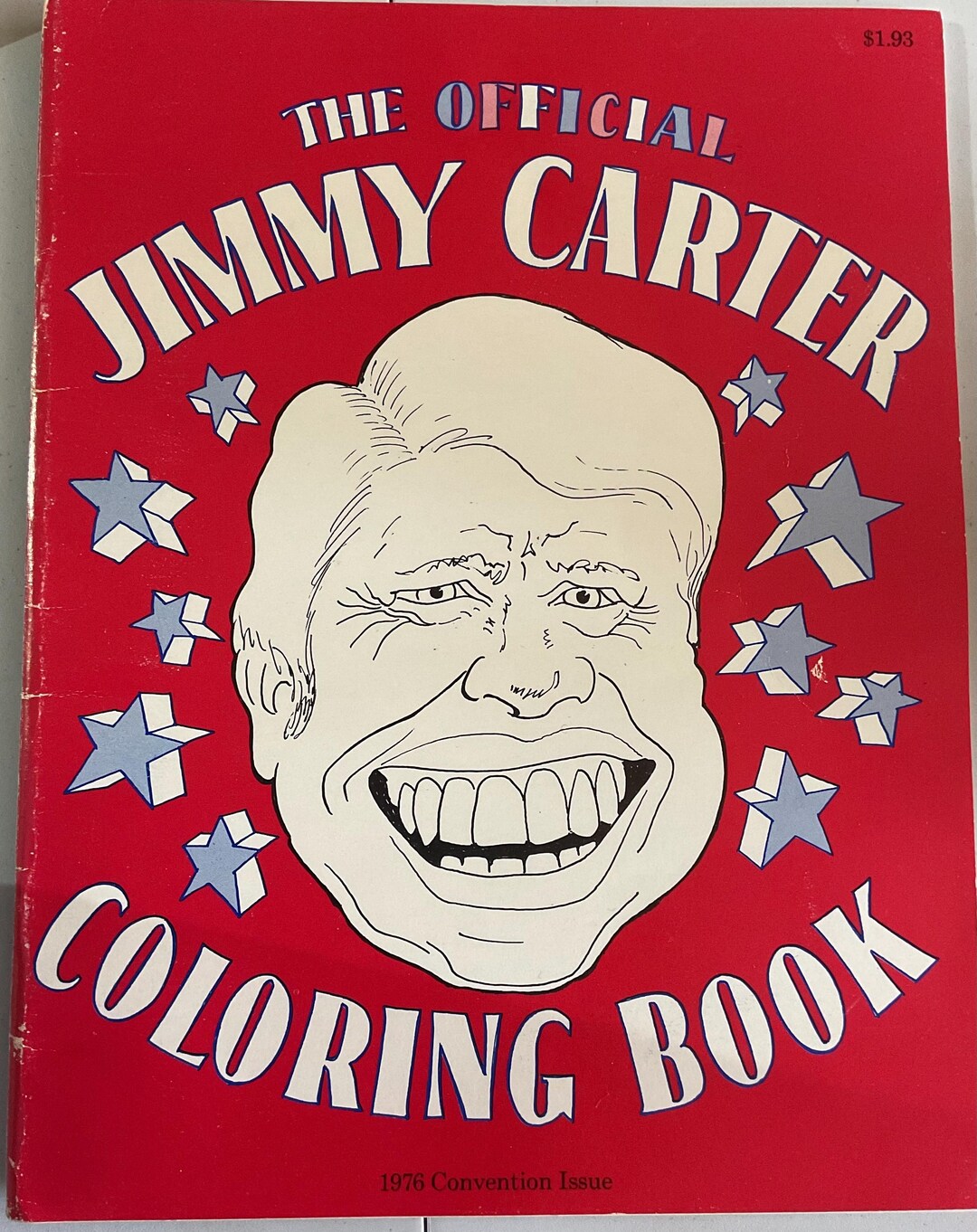 Vintage “the Official Jimmy Carter Coloring Book”, 1976 Convention ...