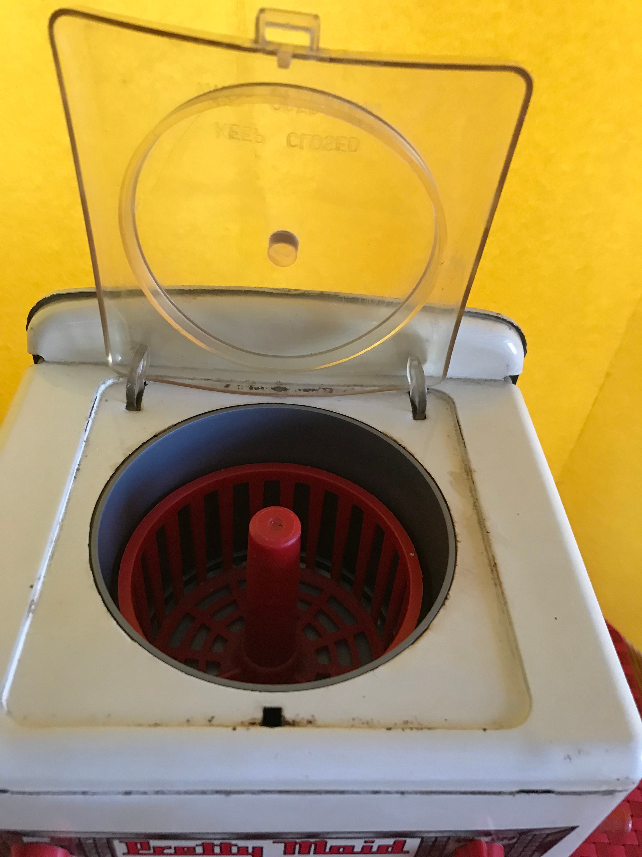 Vintage Rare Tin Toy Pretty Maid Automatic Washing Machine by Lois Marx ...