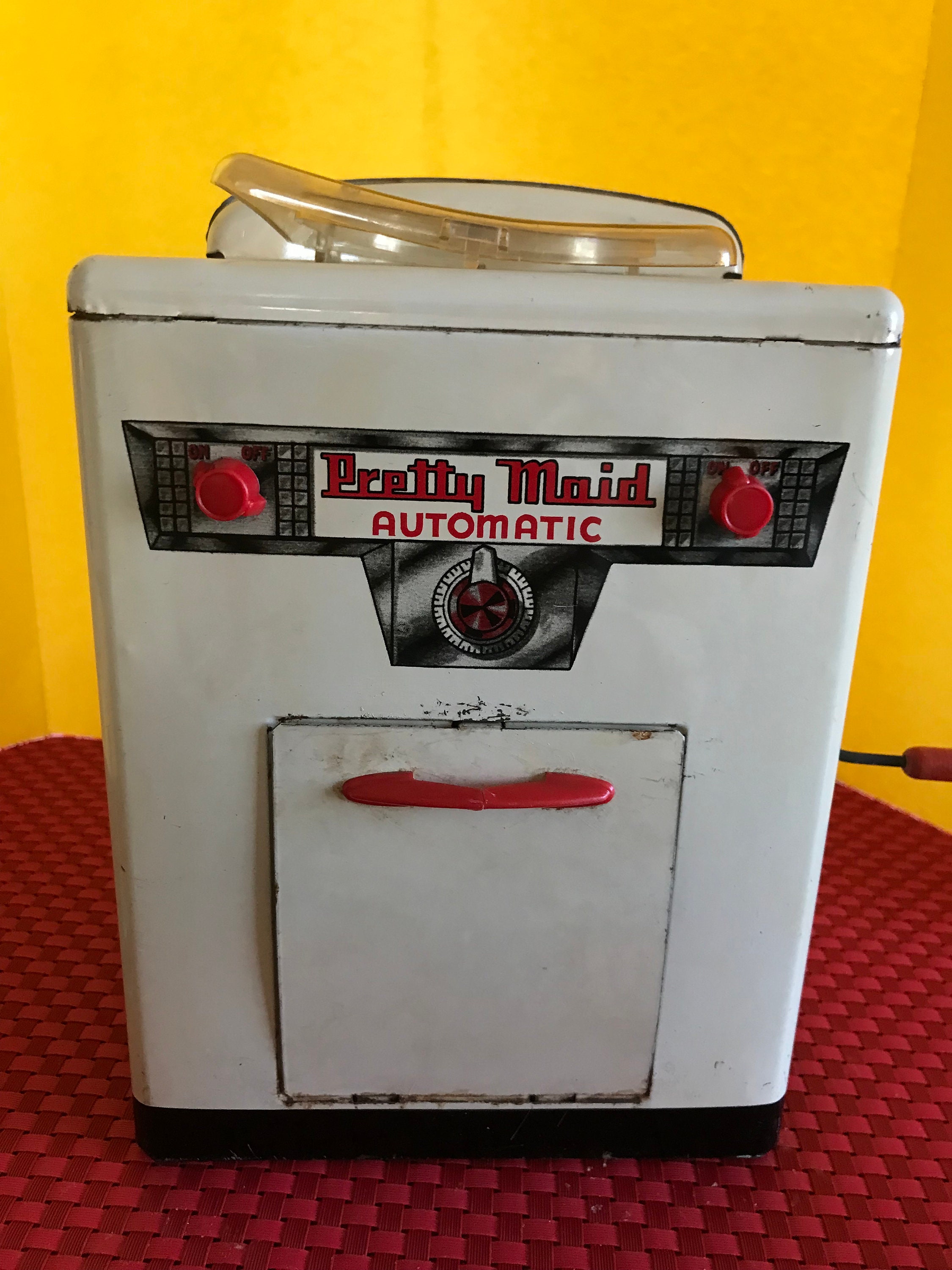 Vintage Rare Tin Toy Pretty Maid Automatic Washing Machine by Lois Marx ...
