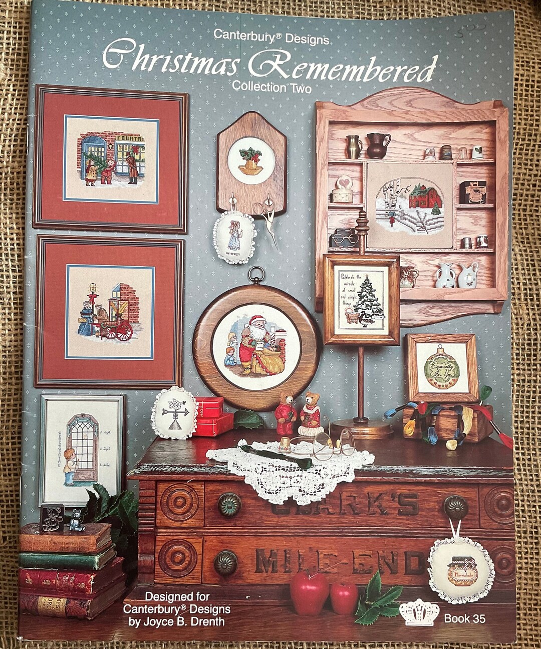 Vintage Christmas Cross Stitch Patterns: Canterbury Designs Book (35 ...