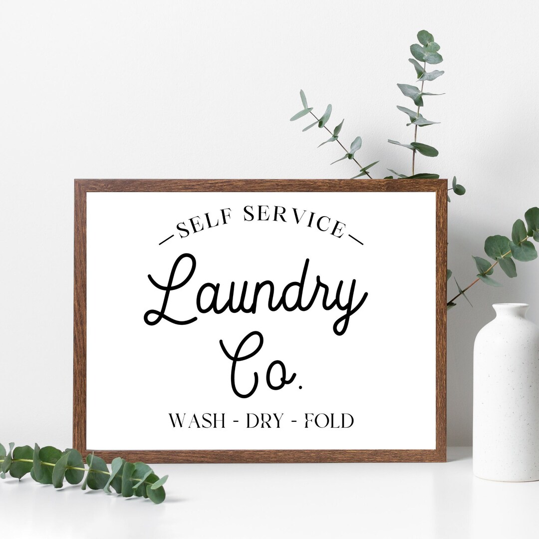 Laundry Room Sign/print Digital Download - Etsy
