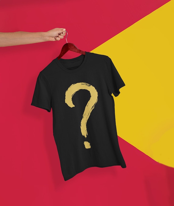 The Batman Riddler Shirt Question Mark Logo T-shirts DC - Etsy