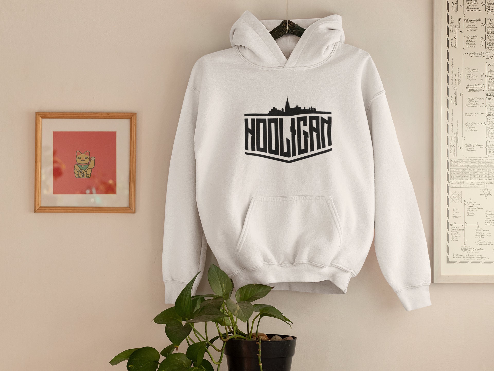 Aesthetic Hooligan Graphic Hoodie Classic Irish Club Unisex Hoodie Custom Cool Hoodie ...