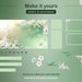 Animated Twitch Overlay Green Nature | Cozy Vtuber Overlay Garden ...