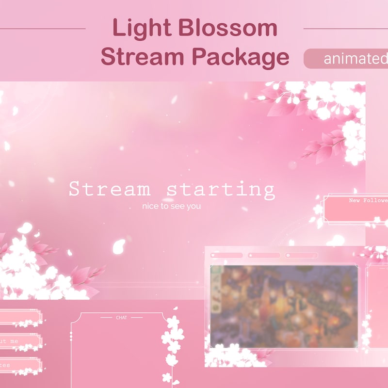 Twitch Overlay - Etsy