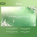 Twitch Overlay Nature | Stream Package Green | Vtuber Background Cozy Forest | Floral Animated ...