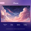 Animated Twitch Overlay Butterfly Dream Cute Flower Stream Package Dark ...