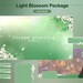 Twitch Overlay Nature Stream Package Green Vtuber Background Cozy Forest Floral Animated Screen ...