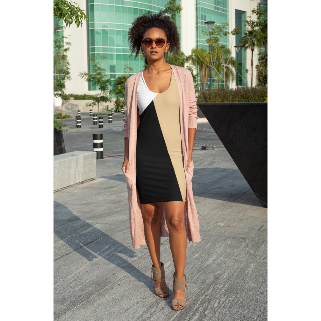 Body Hugging Dress, Fitted Dress, Sheath Style Dress, Bodycon Dress ...